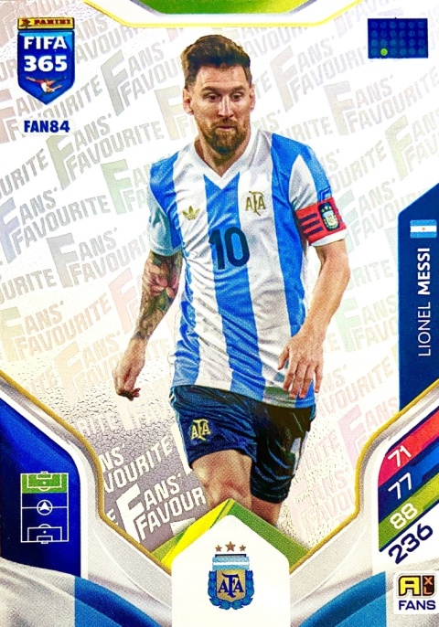 FAN84 Lionel Messi Argentina Fans Favourite FIFA 365 2026 > Panini